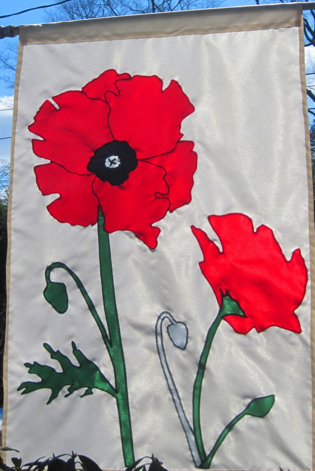 Poppy Flag - Full Size - Etsy