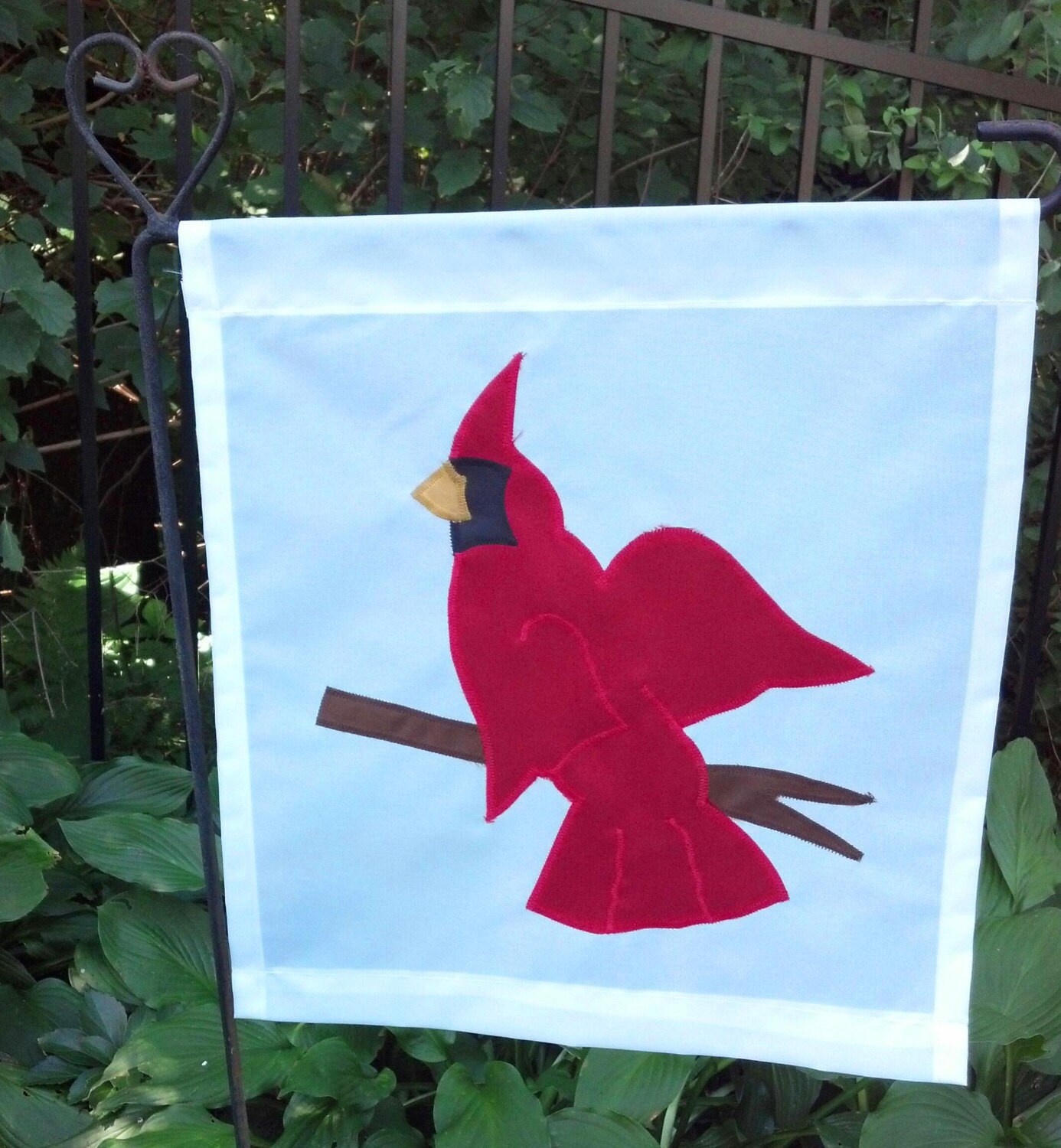Cardinal Garden Flag - Etsy