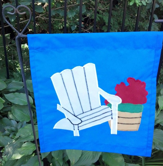 Adirondack Chair Garden Flag - Etsy