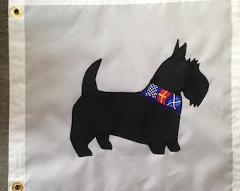 Scottish Terrier Garden Size Flag - Etsy