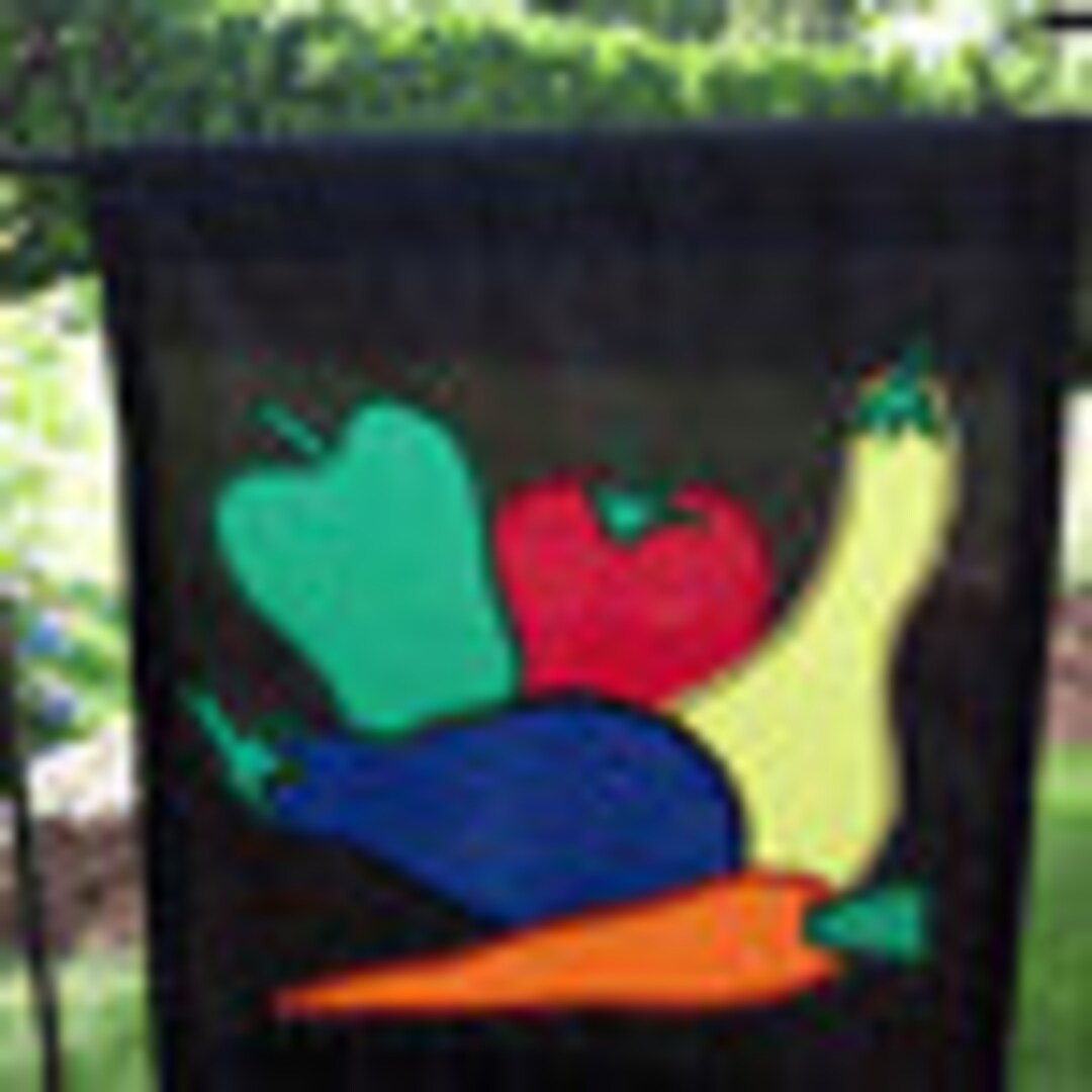 Garden Vegetables Full Size Flag - Etsy