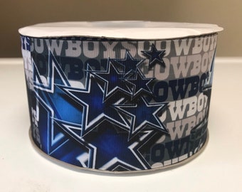 Dallas cowboy ribbon | Etsy