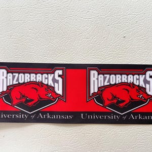 University of Arkansas Razorbacks Hair Bow Ribbon by the Yard 3" Inch ...