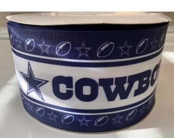 Dallas Cowboys Ribbon Wired - Etsy