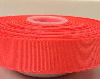 Neon Orange Ribbon | Etsy