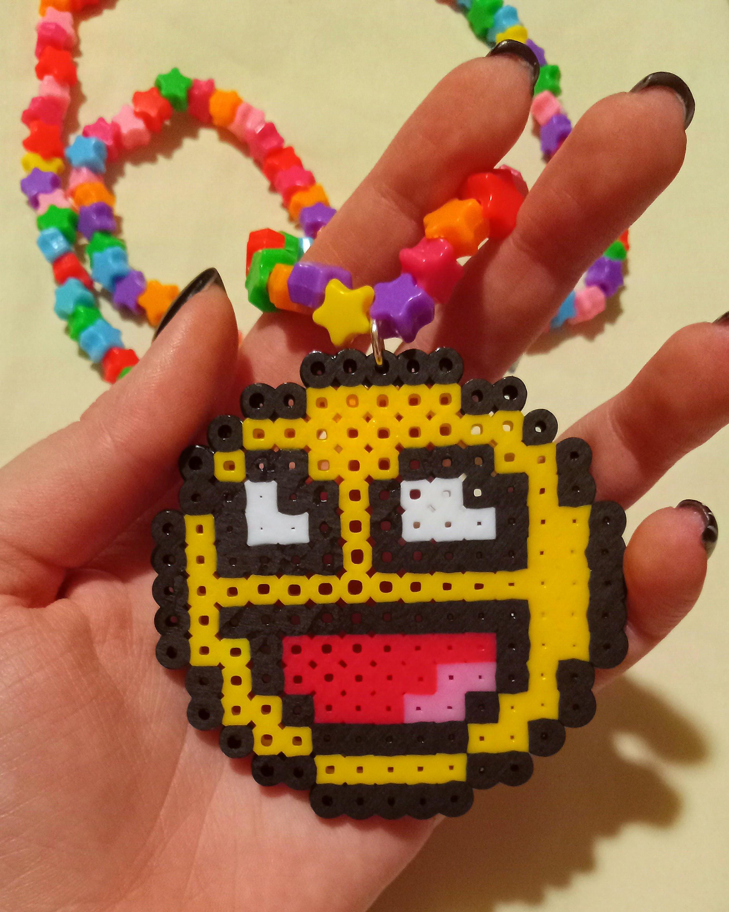 Epic Face Emoji Kandi Necklace - Etsy