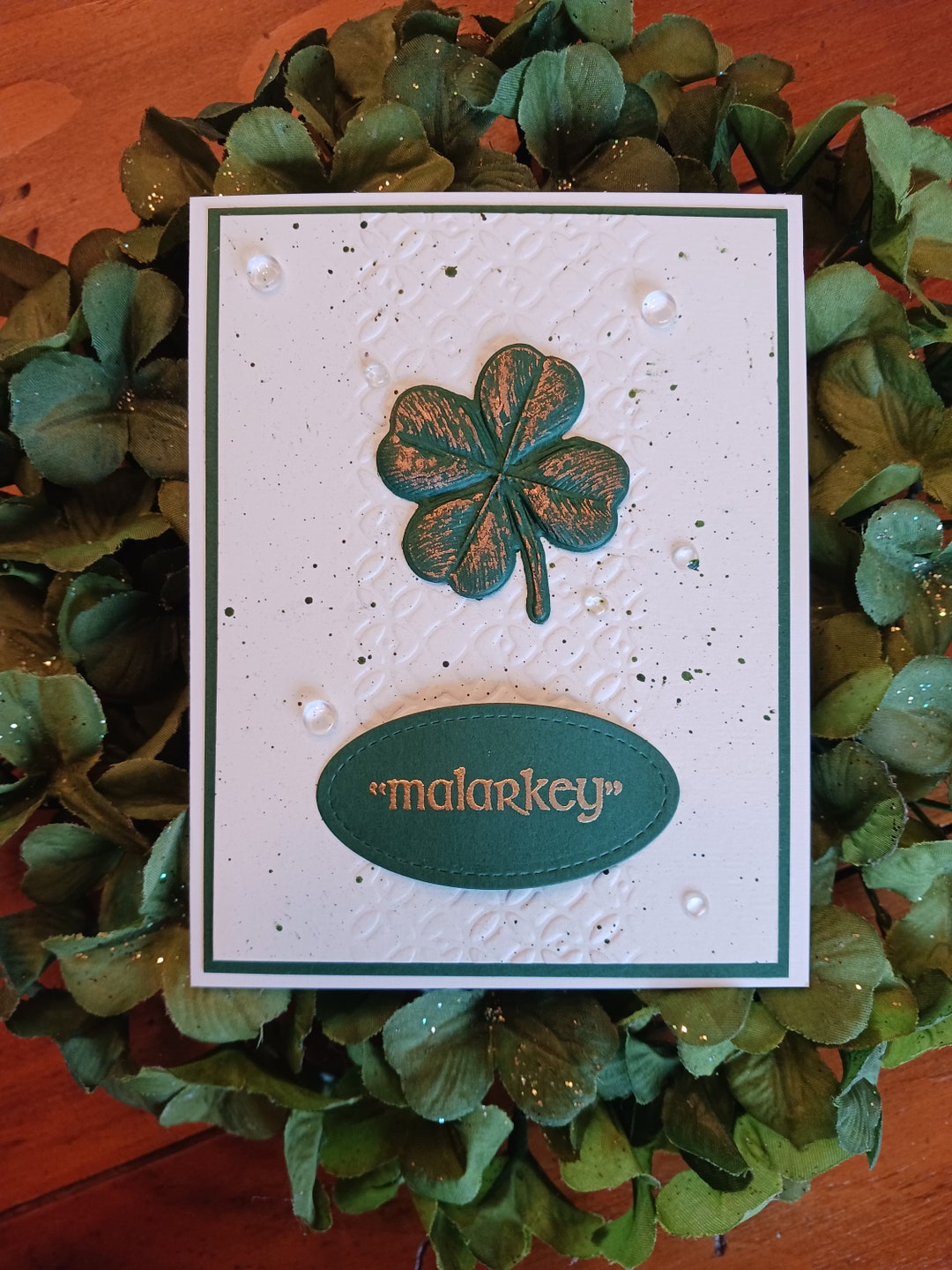 Irish Malarkey St. Patrick's Day Card, Funny Inside - Etsy