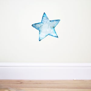 Blue Star Individual, Blue Star Wall Decal,star Sticker, - Etsy