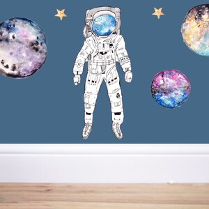 Spaceman Wall Decal,space Wall Decal,space Decor,nursery Decor, Space ...