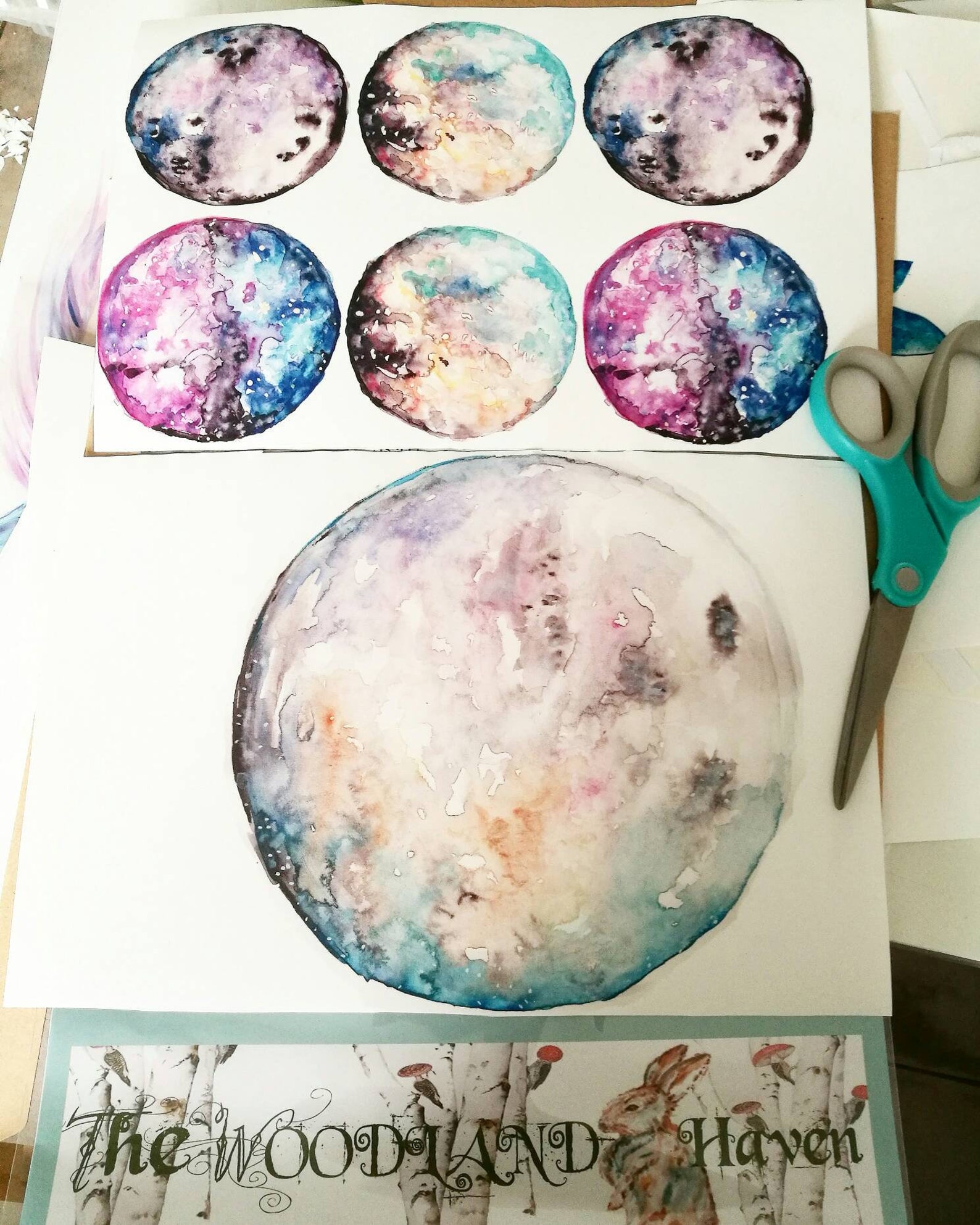 Individual Planets, Space Wall Decal, Space Sticker, Planet Decal ...