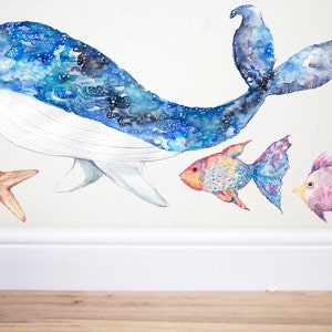 Rainbow Goldfish, Fish Wall Decal, Under the Sea Nursery, Nautical ...