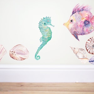 Rainbow Fish, Fish Wall Decal,under the Sea,sea Nursery, Ocean Decor ...