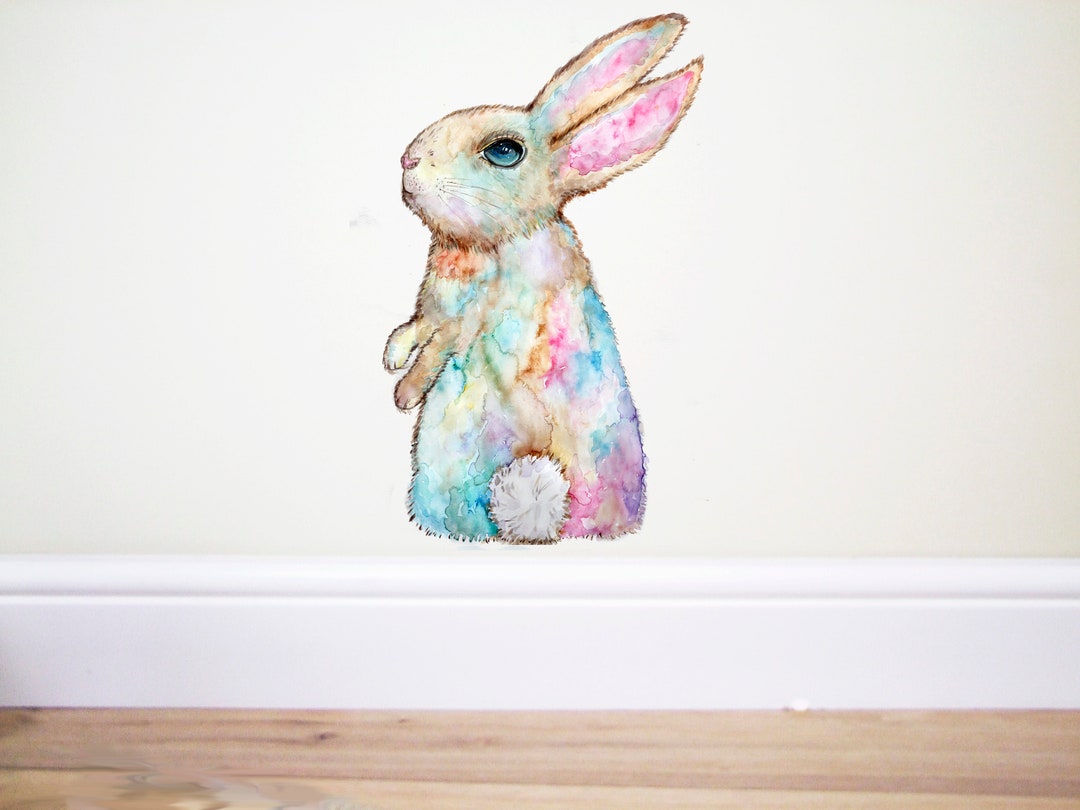 Spring Bunny,easter Bunny,easter Rabbit,rabbit Wall Sticker,bunny ...