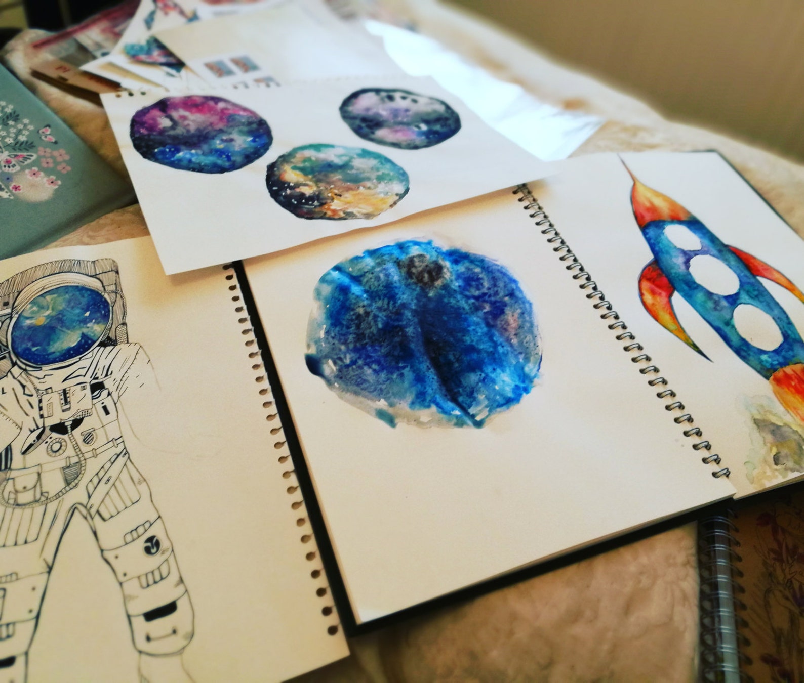 Space Planets Wall Decals,planet Decals,galaxy Stickers, Space Themed ...