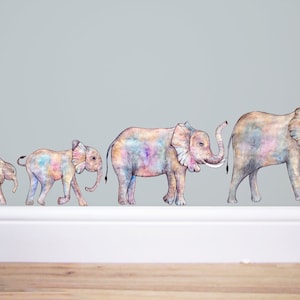 Elephant Family Bundle,elephant Sticker,elephant Family,nursery Decor ...