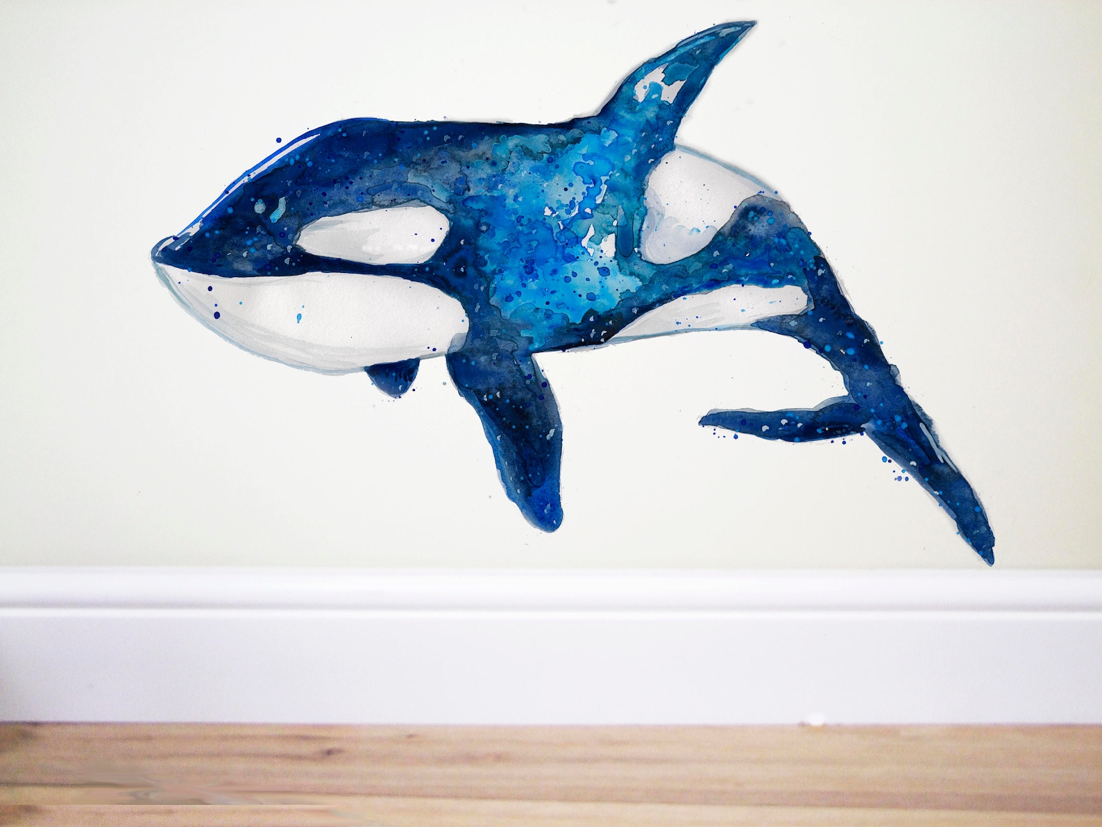 Orca whale wall decalwhale wall decalwhale stickerKiller | Etsy