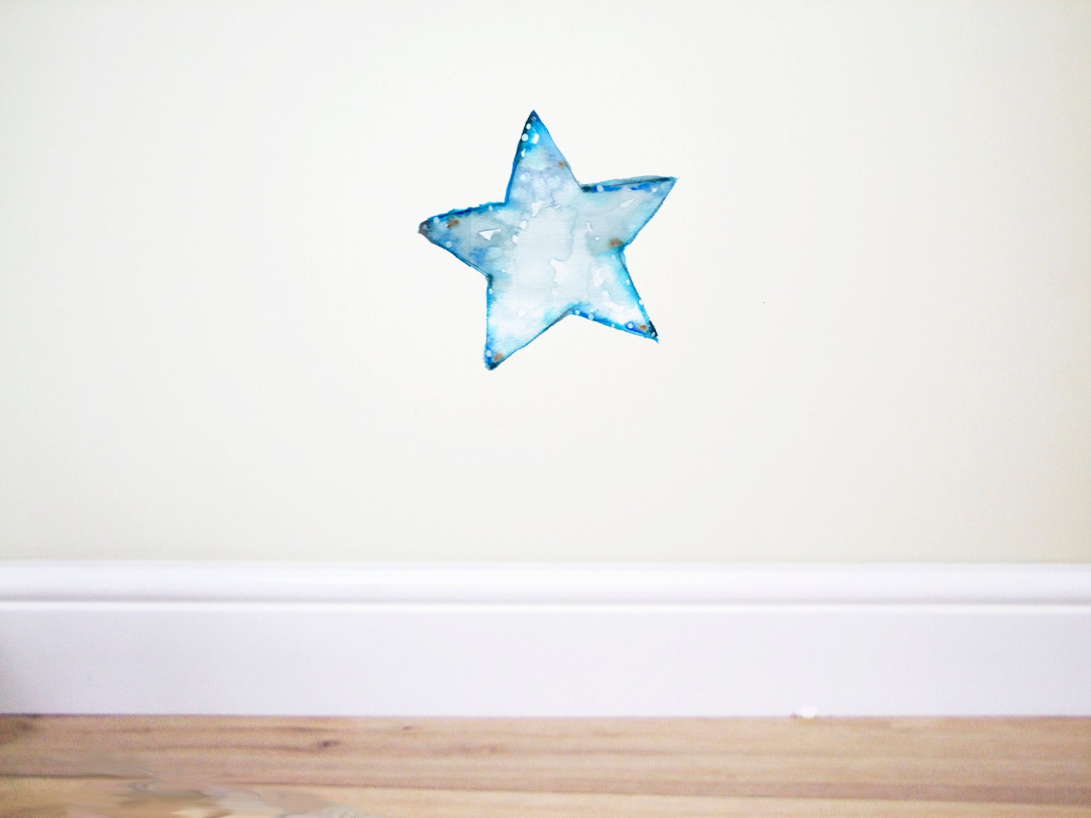 Blue Star Individual, Blue Star Wall Decal,star Sticker, - Etsy