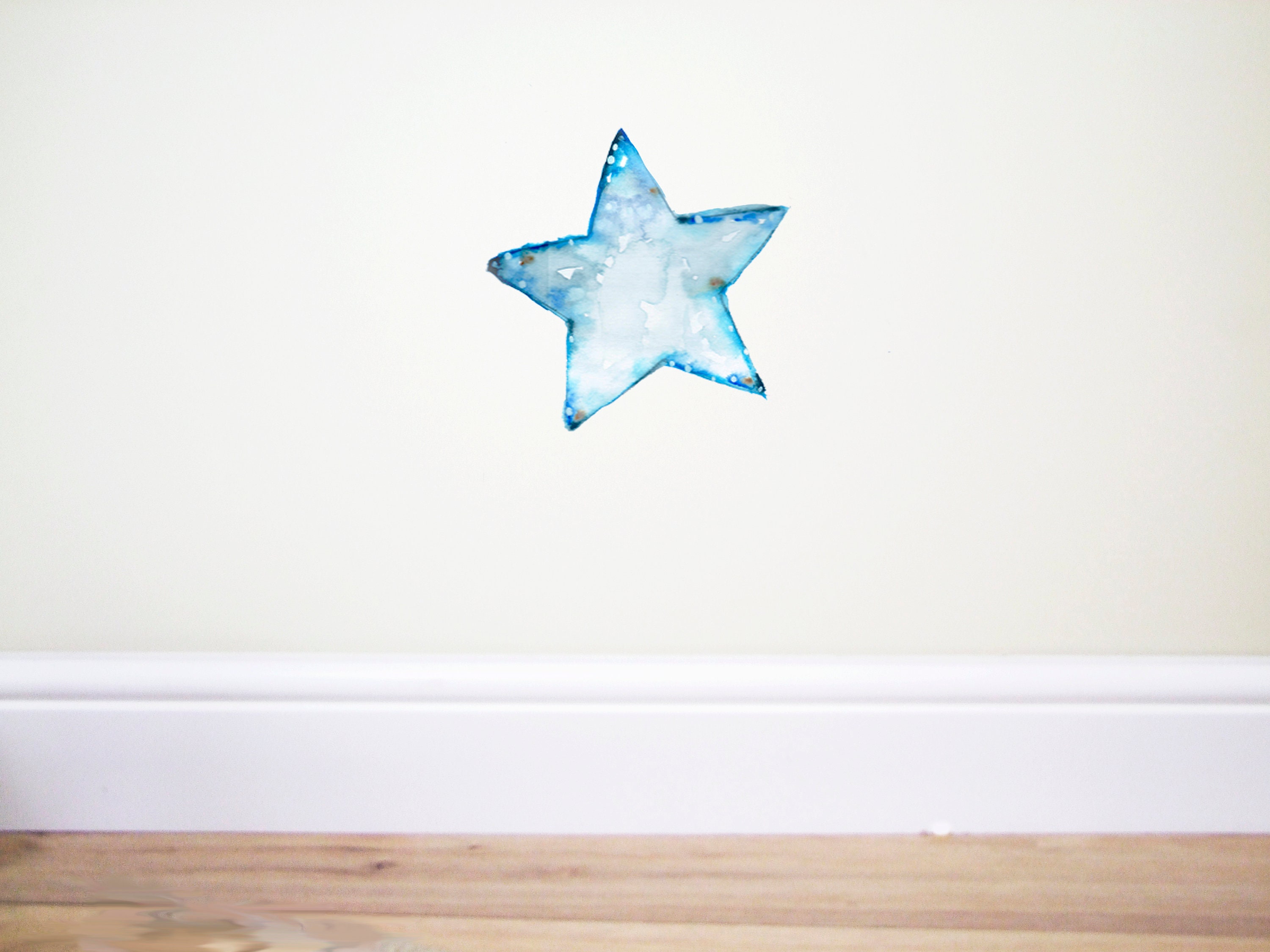 Blue Star Individual, Blue Star Wall Decal,star Sticker, - Etsy UK
