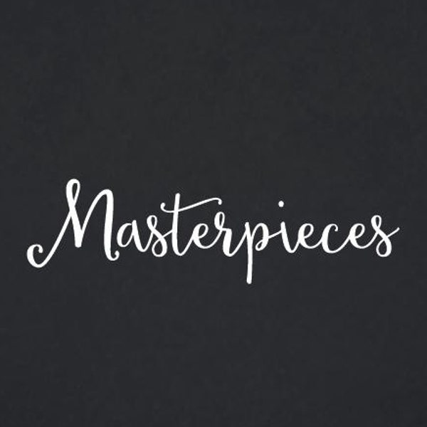 Masterpieces Wall Decal - Etsy