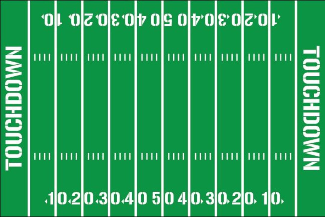 Whole Football Field Removable Vinyl Decals 2088 - Etsy