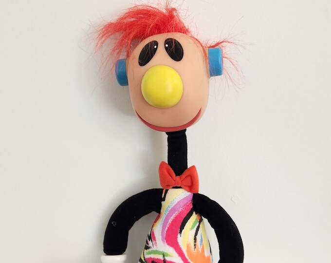 1994 Jibba Jabba Jibber Jabber Red Mohawk Noise Making Doll by ERTL ...
