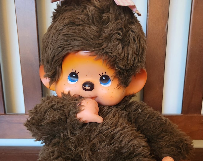 Large 1974 Original 16" Monchhichi by Sekiguchi Made in Japan ...