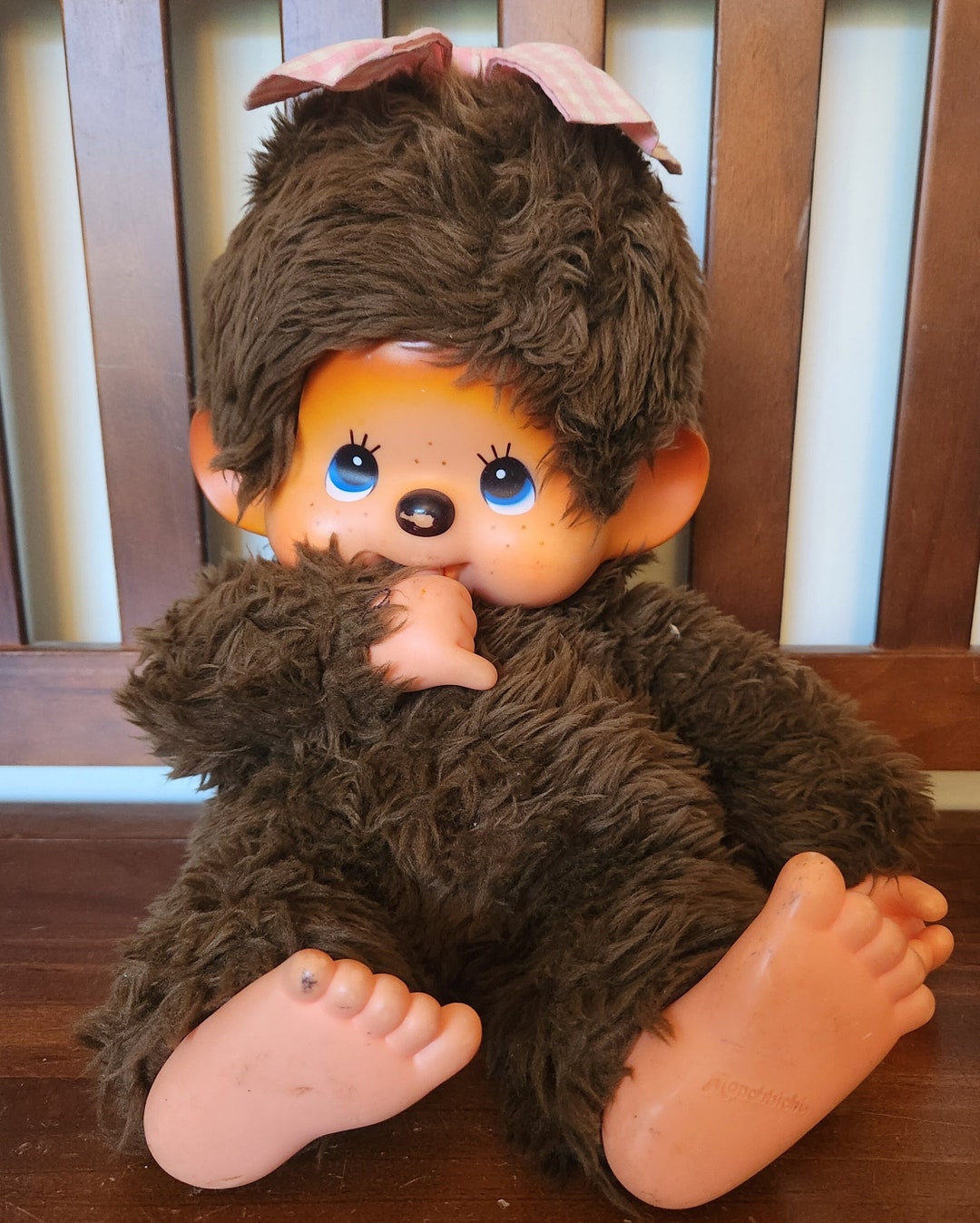 Large 1974 Original 16" Monchhichi by Sekiguchi Made in Japan ...