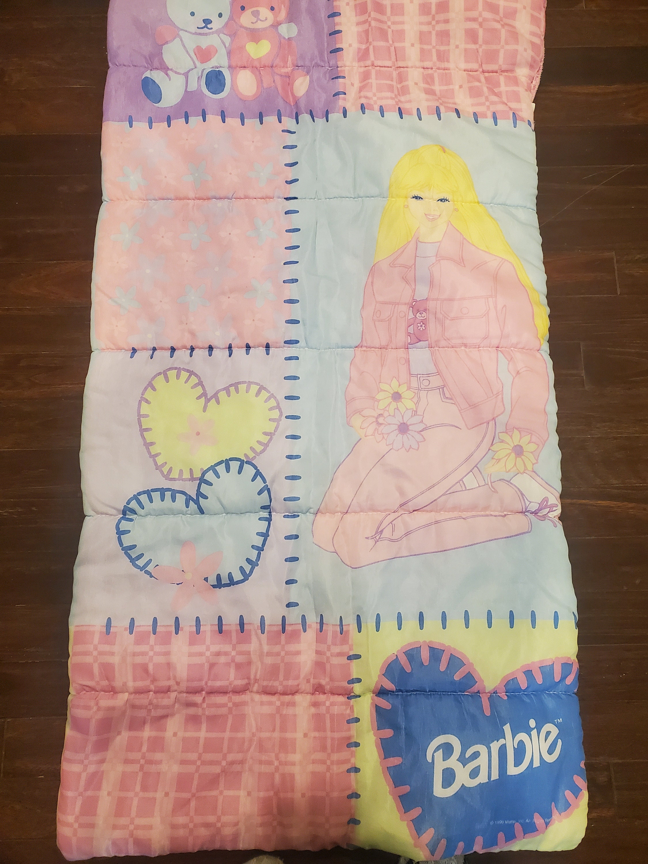 1999 Barbie Sleeping Bag 1990s Barbie Kids Sleeping Bag - Etsy Canada