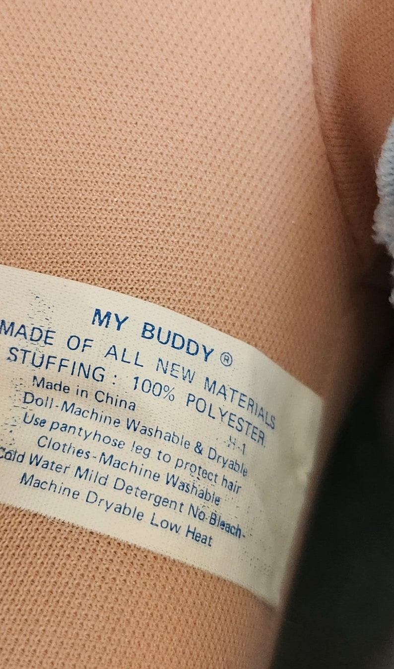 Vintage 1986 My Buddy Doll by Playskool - Blonde Hair, Blue Eyes - Etsy