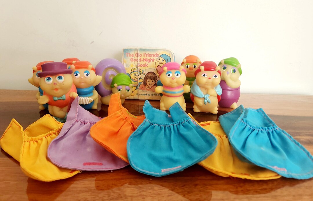 1980s Hasbro Glo Friends/glo Bugs Finger Puppet & Accessories Lot, Glo ...