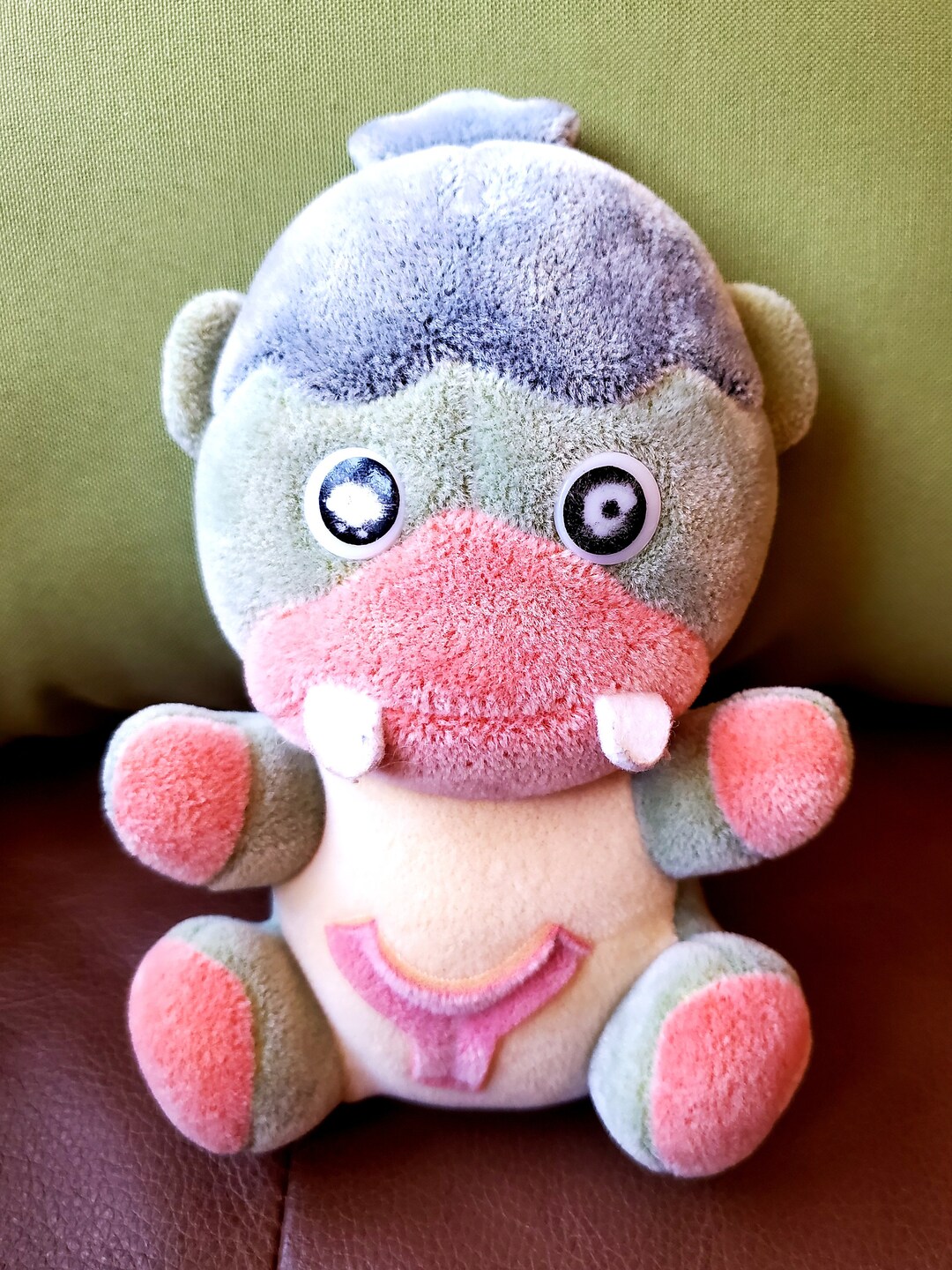 1985 Sanrio Yuk-a-buk Hello Color Color Changing Plush Bath Toy ...