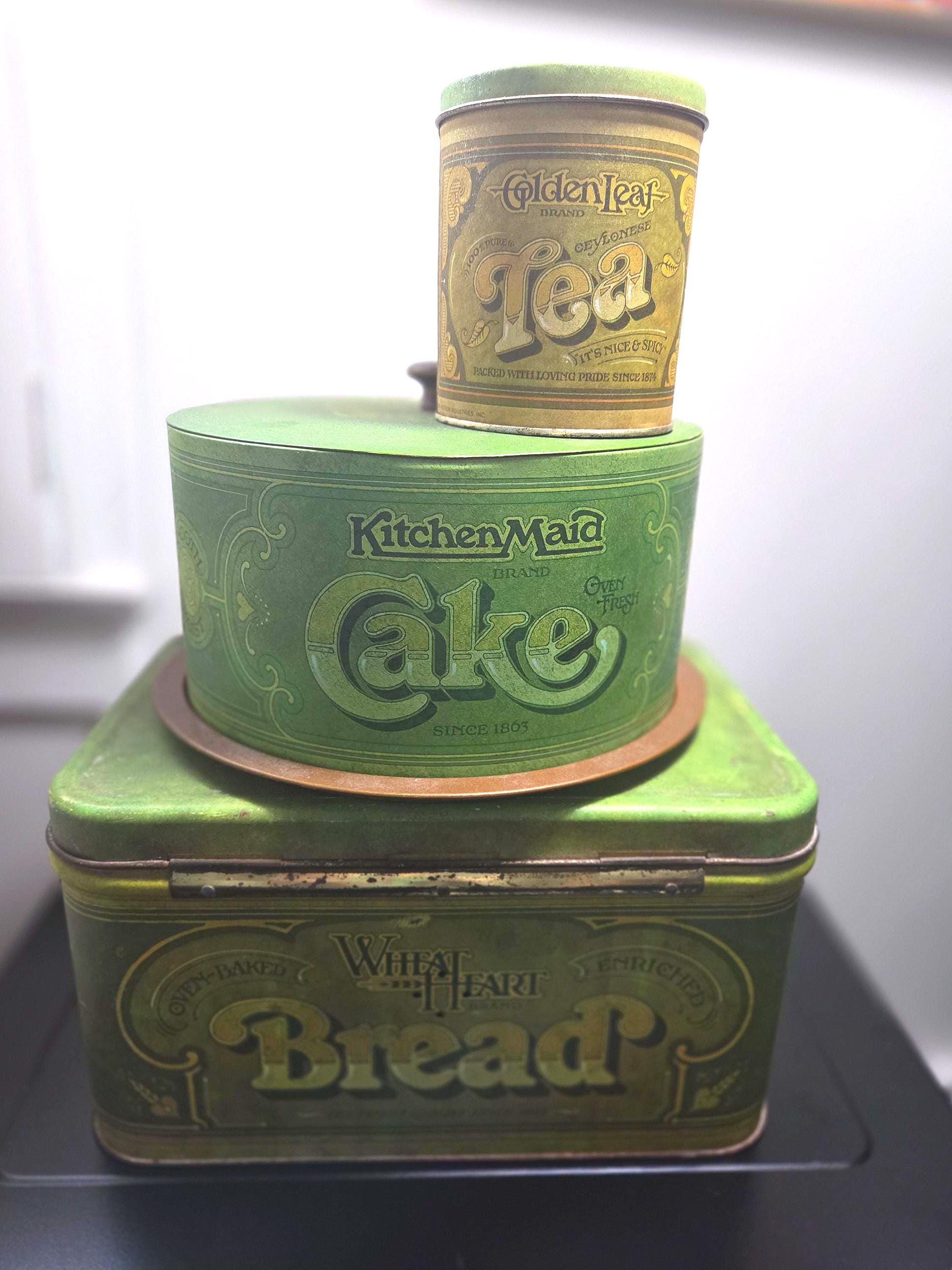 Vintage Ballonoff Tin Canister Set: 1970s Retro Kitchen Storage - Etsy