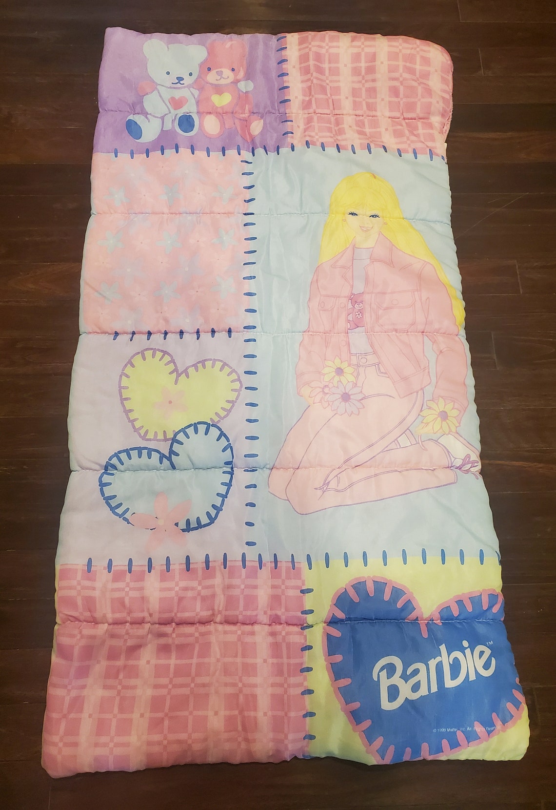 1999 Barbie Sleeping Bag 1990s Barbie Kids Sleeping Bag - Etsy Canada