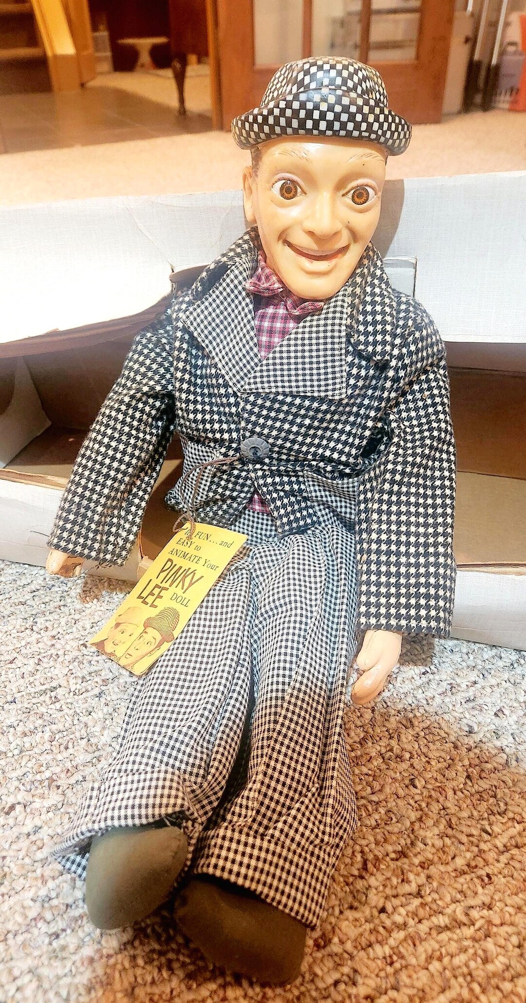 1950s Pinky Lee 20" Tall Celebrity Puppet Doll W/ Original Box and Tag ...