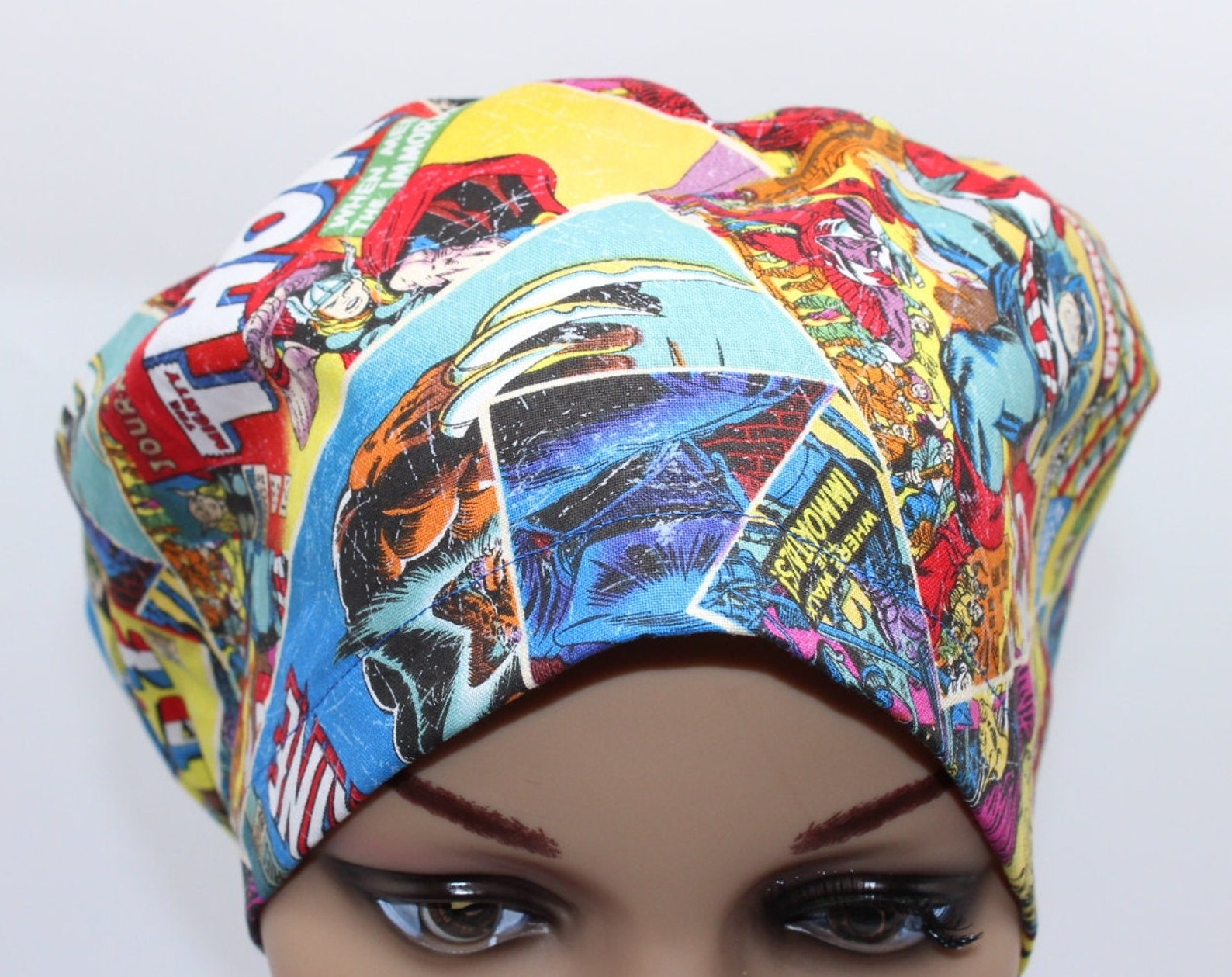 Medical Surgical, EURO, Women's Scrub Hat, Characters,captain America ...