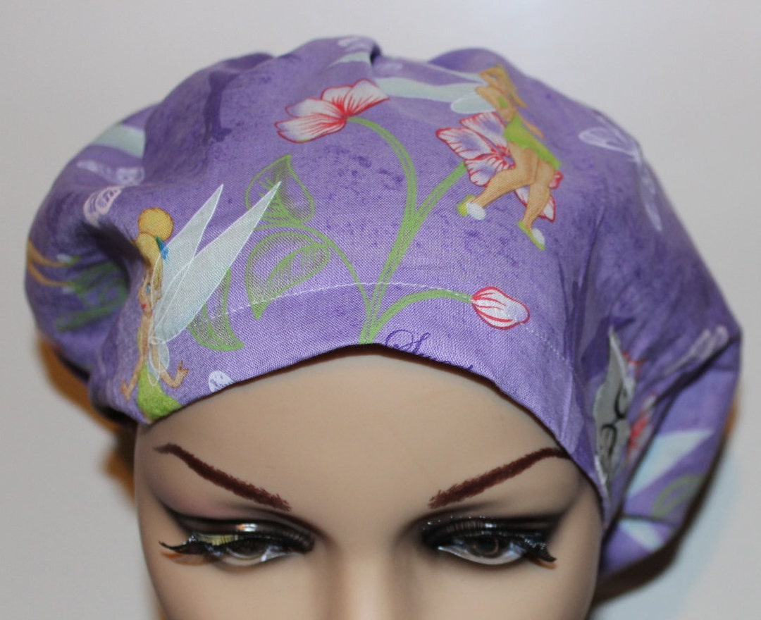 Medical Surgical, EURO, Women's Scrub Hat, Characters, Tinkerbell - Etsy