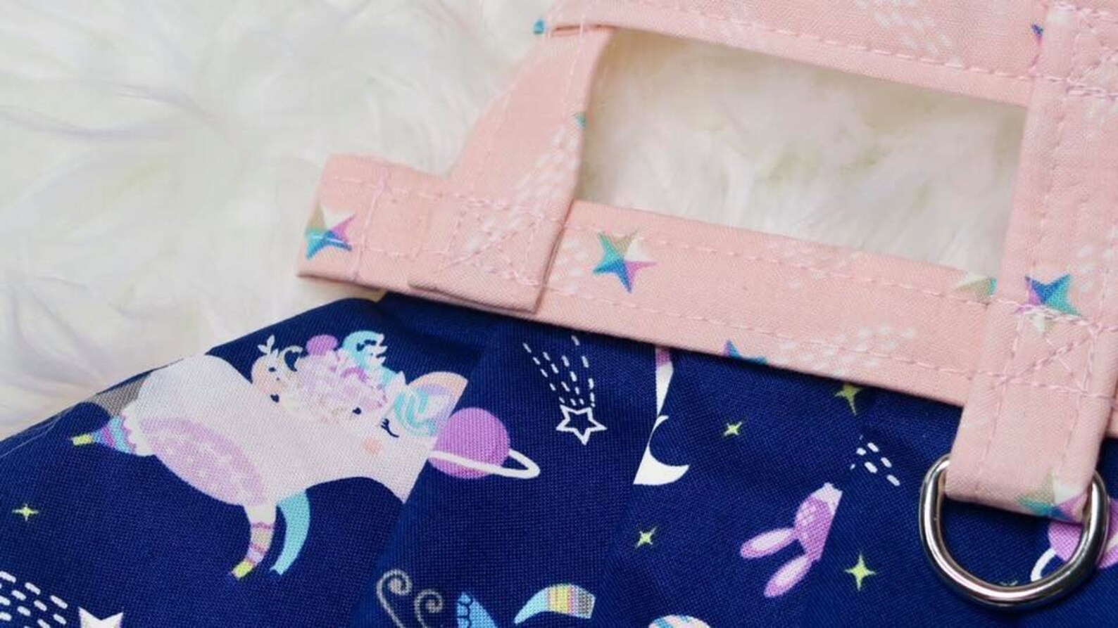 The Faye // Dog Harness Dress, Dog Harness, Dog Dress, Unicorn Dog ...