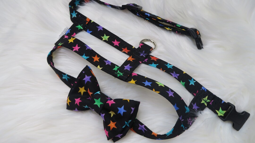 The Freddie // Dog Harness, Dog Halter, Male Dog Harness, Plaid Dog ...