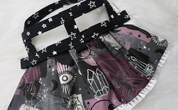 The Lilith // Dog Harness Dress Halloween Dog Costume | Etsy