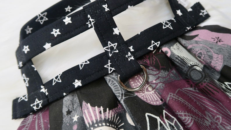 The Lilith // Dog Harness Dress, Halloween Dog Costume, Halloween Dog ...