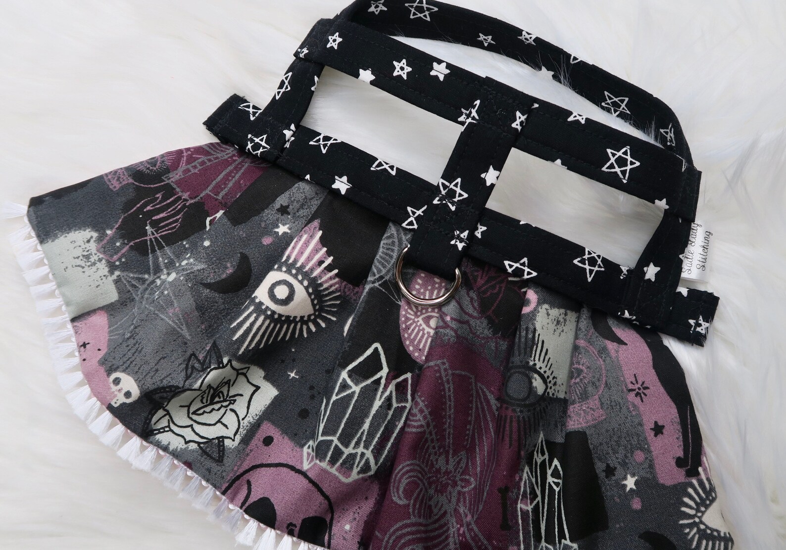 The Lilith // Dog Harness Dress, Halloween Dog Costume, Halloween Dog ...