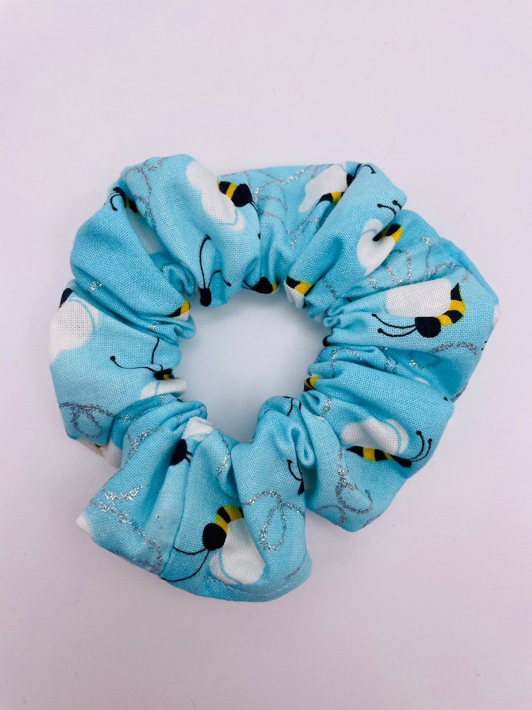 Bumblebee Hair Scrunchies - Etsy