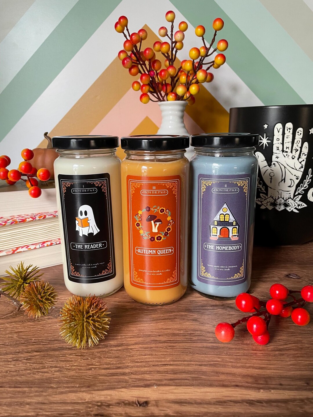 Reading Tarot Candles Pick One Reader Candles Bookish Candles Fall ...