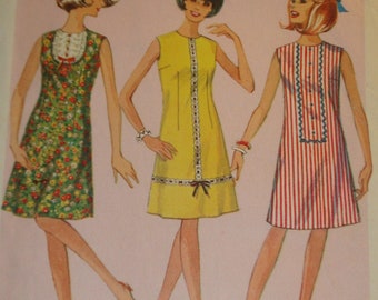 Vintage 1960s Simplicity 6296 Misses' Dress in Two - Etsy