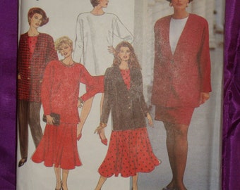 Butterick 6350 Misses Unlined Above Hip Jacket Loose Fitting - Etsy