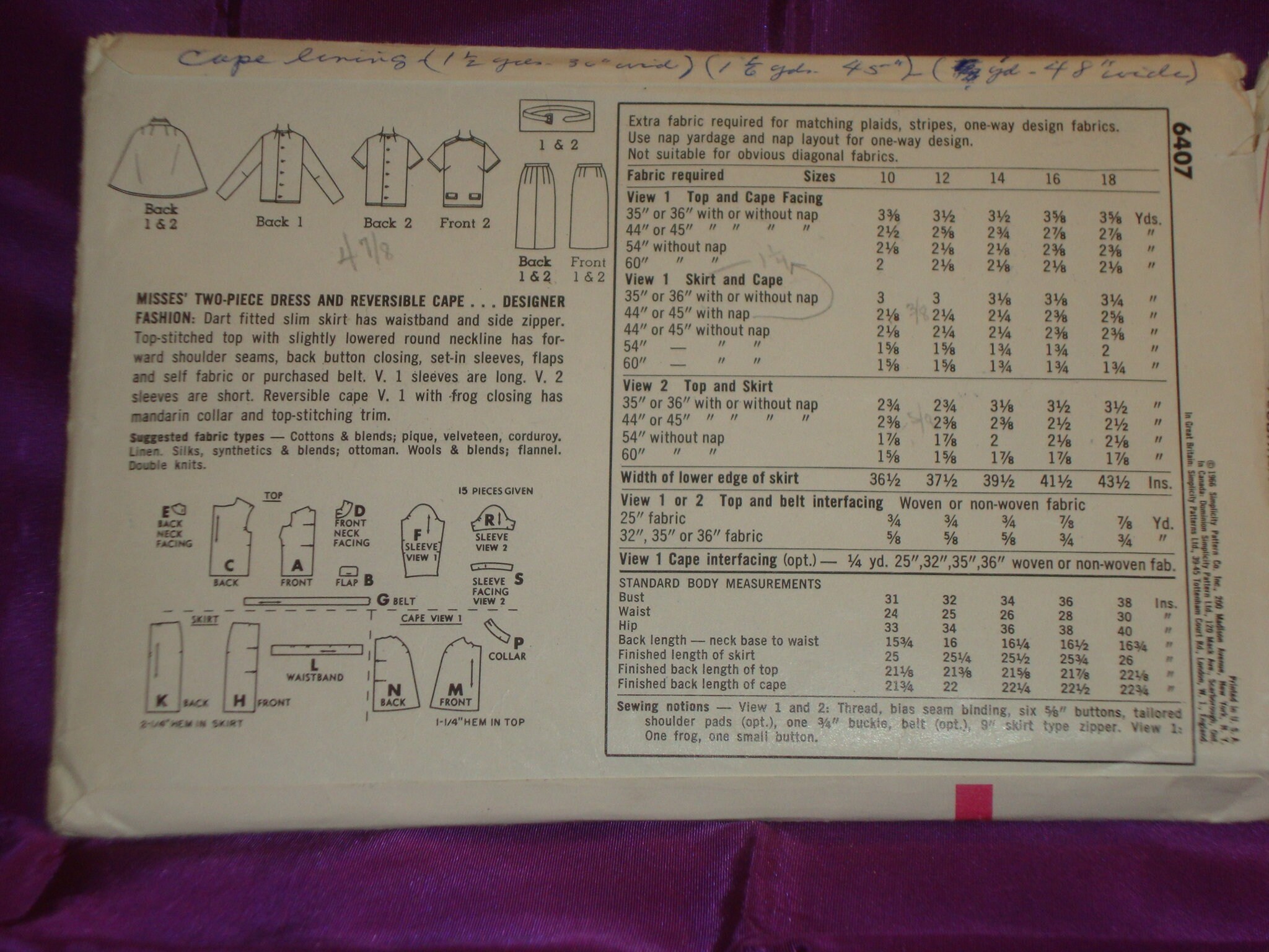 60s Mod Separates Reversible Hip Lgth Cape W Stand up Collar Short N ...
