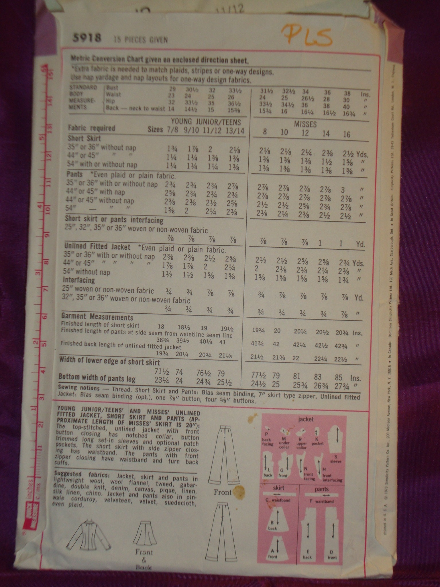 70s Jr Miss Unlined Princess Cut Jacket Wide Collar Flared Mini Skirt ...