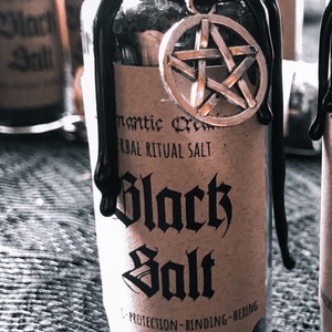 Black Salt / Witches Salt / Witchcraft / Protection - Etsy