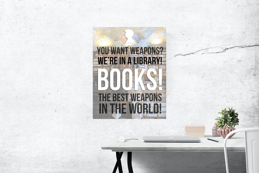 Doctor Who Book Lovers Print - 10th Doctor, Library, TV, Geeky Art ...