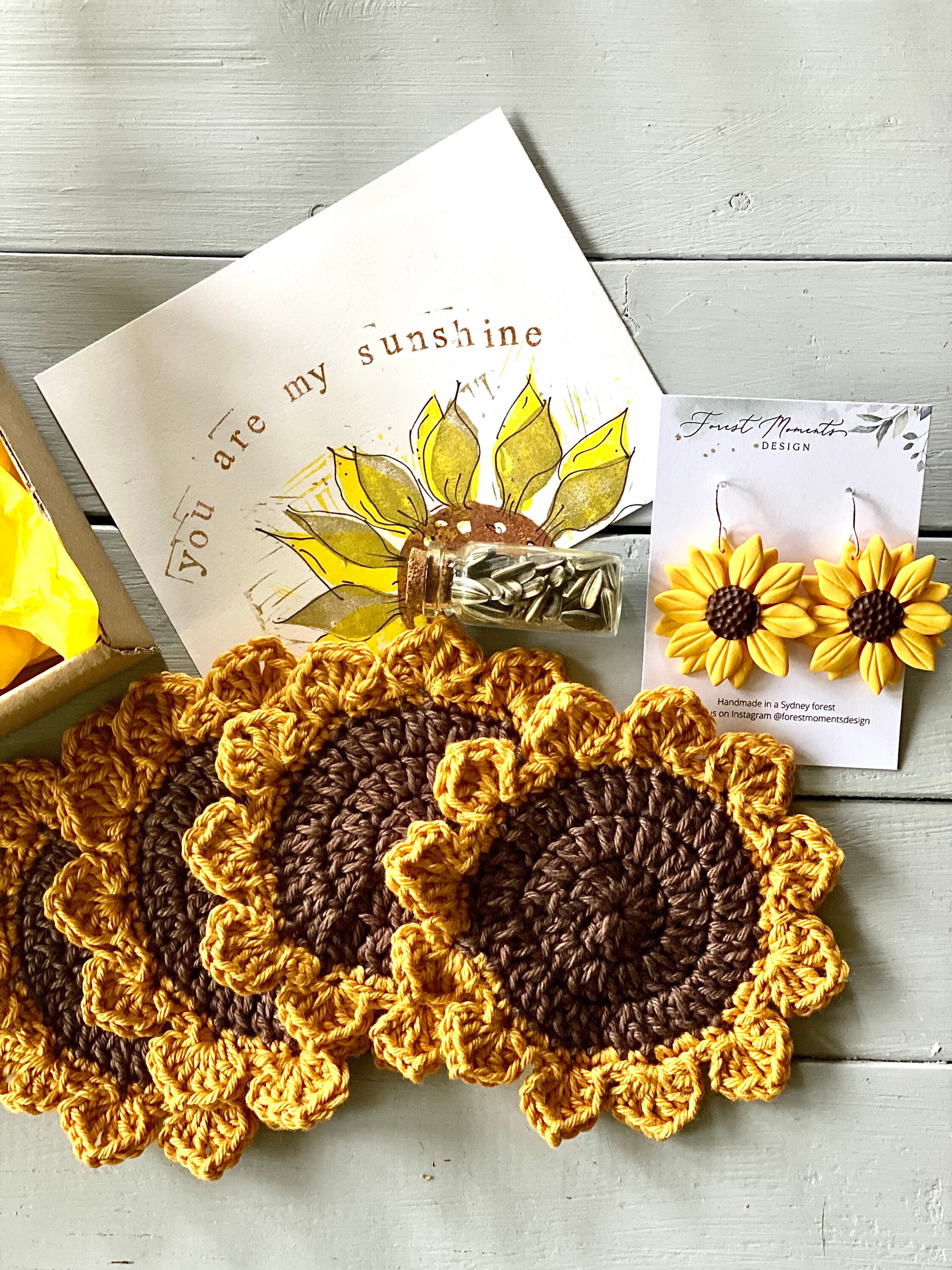 Sunflower Gift Box - Etsy